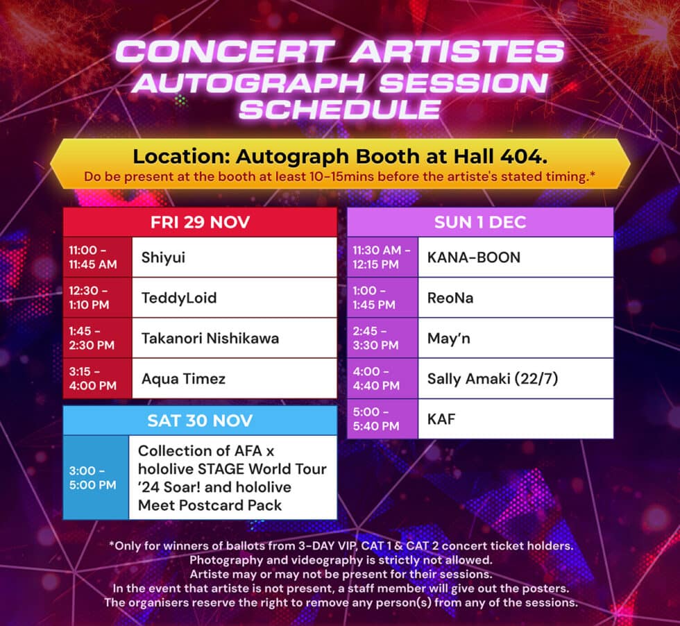 Concert - Anime Festival Asia Singapore 2024